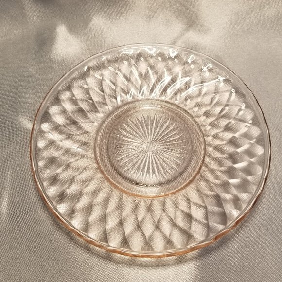 Jeanette Glass | Dining | Vintage Depression Era Jeanette Glass Pink ...